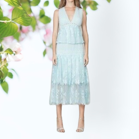 foxiedox | Dresses | Foxiedox Lace Sleeveless Lace Midi Dress | Poshmark